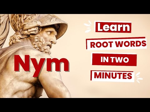 The Power of NYM: Discover the Root Word for 'Name' | Fun Vocabulary Lesson!