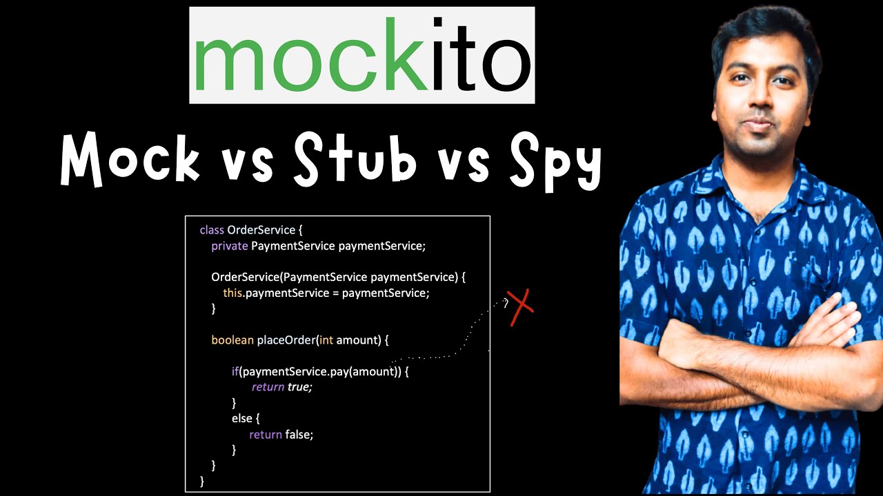 Mockito: Mock vs Stub vs Spy
