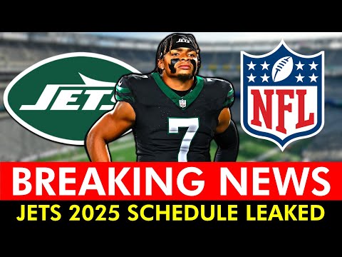 🚨NEW YORK JETS 2025 SCHEDULE 🚨