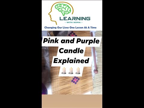 Pink and Purple Candle Explained [ WhatsApp Number 0799108841]