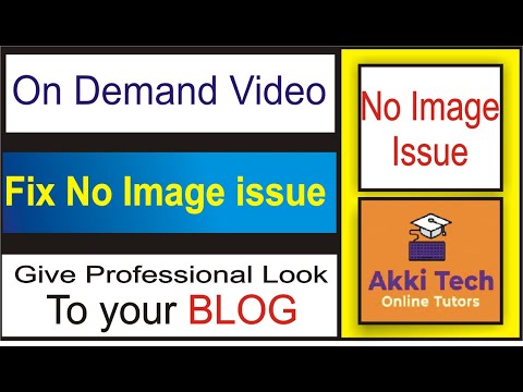 Fix No Image Issue || Default picture Replace With Logo