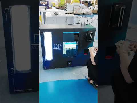 Wall mounted Vape vending machine with ICT age checker bank note reader for Germany