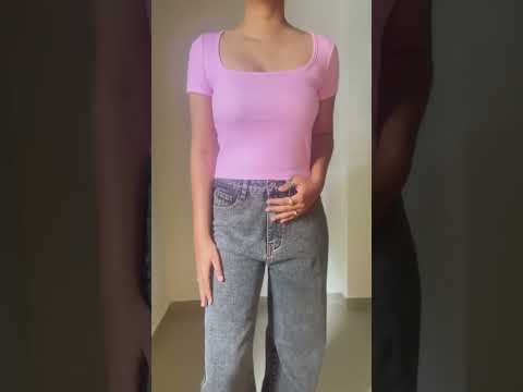 H&m tops under ₹500💜🦄| h&m tops haul | stylewmansi #hnmtops #hnmtophaul #shorts