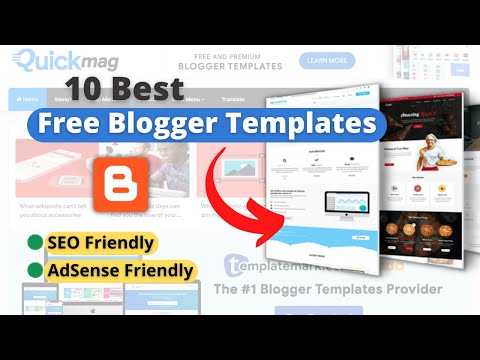 10 Best Free Blogger Templates of 2023 | Google AdSense 100% Approved | SEO Friendly