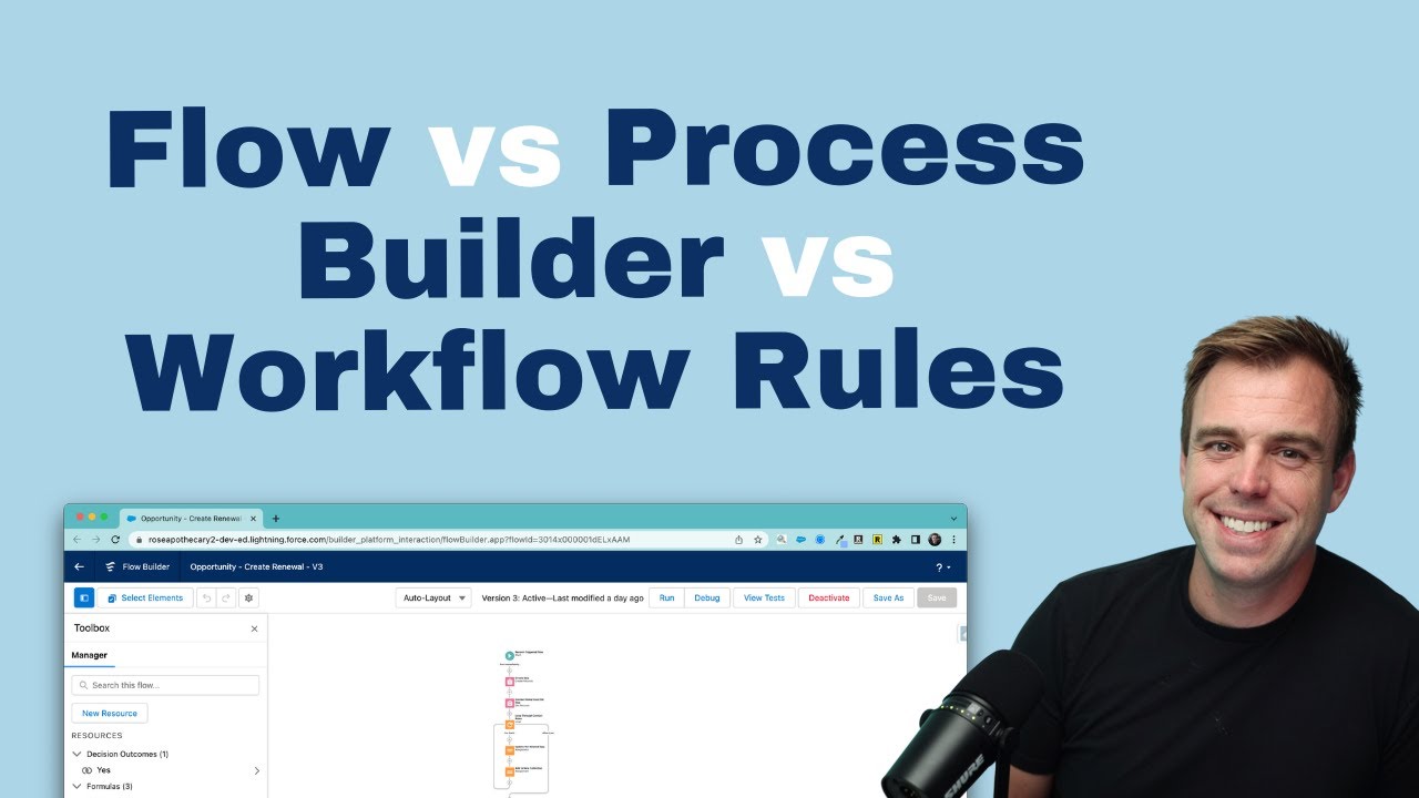 Salesforce Flow vs Process Builder vs  Workflow Rules