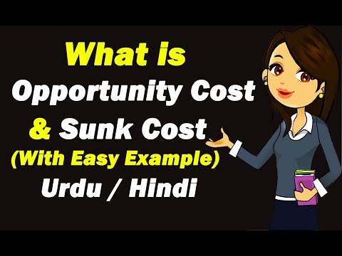 Opportunity Cost & Sunk Cost (With Example) ? Urdu / Hindi