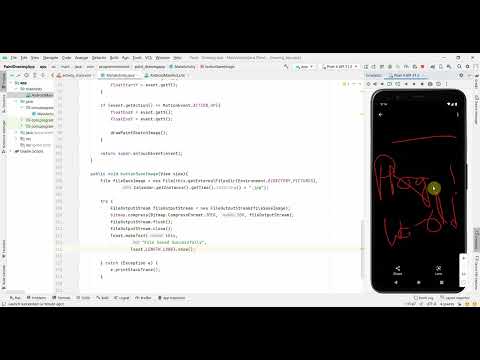 How to make your own custom paint (free hand drawing tool) Android App ...