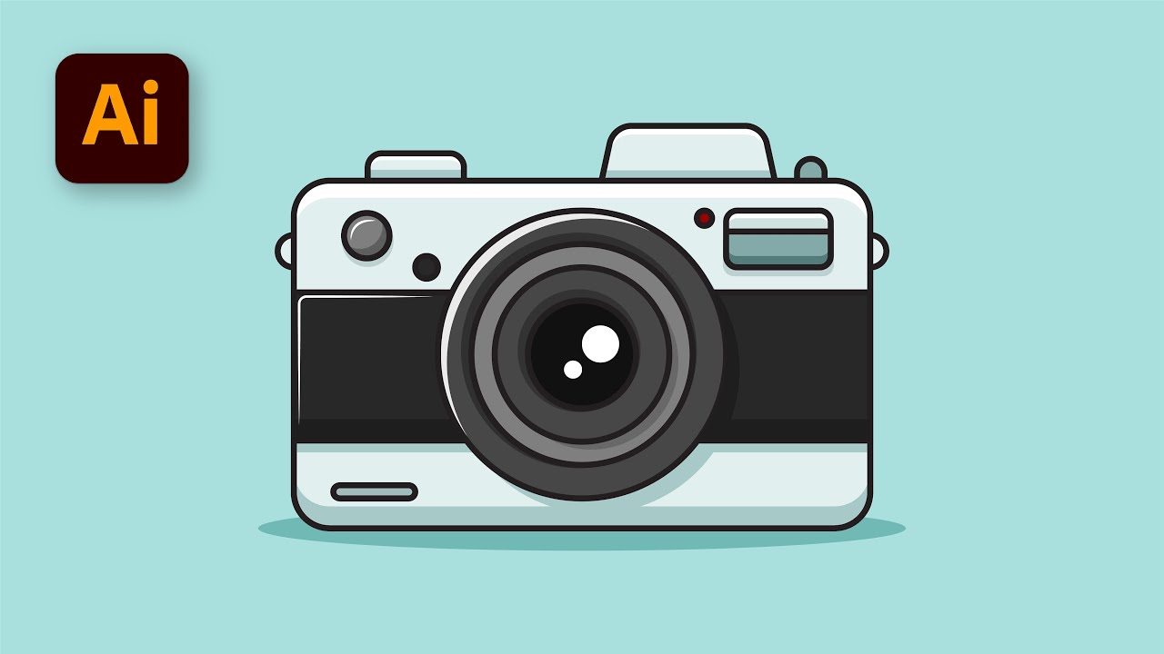 Master Flat Design: Creating a Camera Illustration in Illustrator