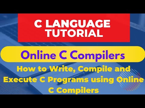 Online C Compilers || How to write C programs on Online Compilers || C language Tutorial