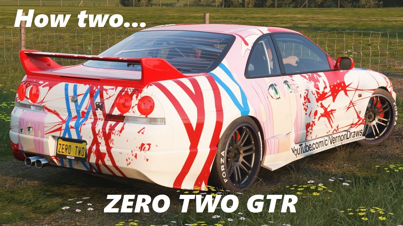 How To Make a Zero Two livery in Forza Horizon 4