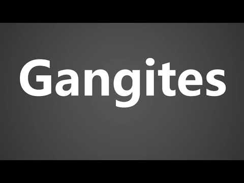 How to Pronounce Gangites