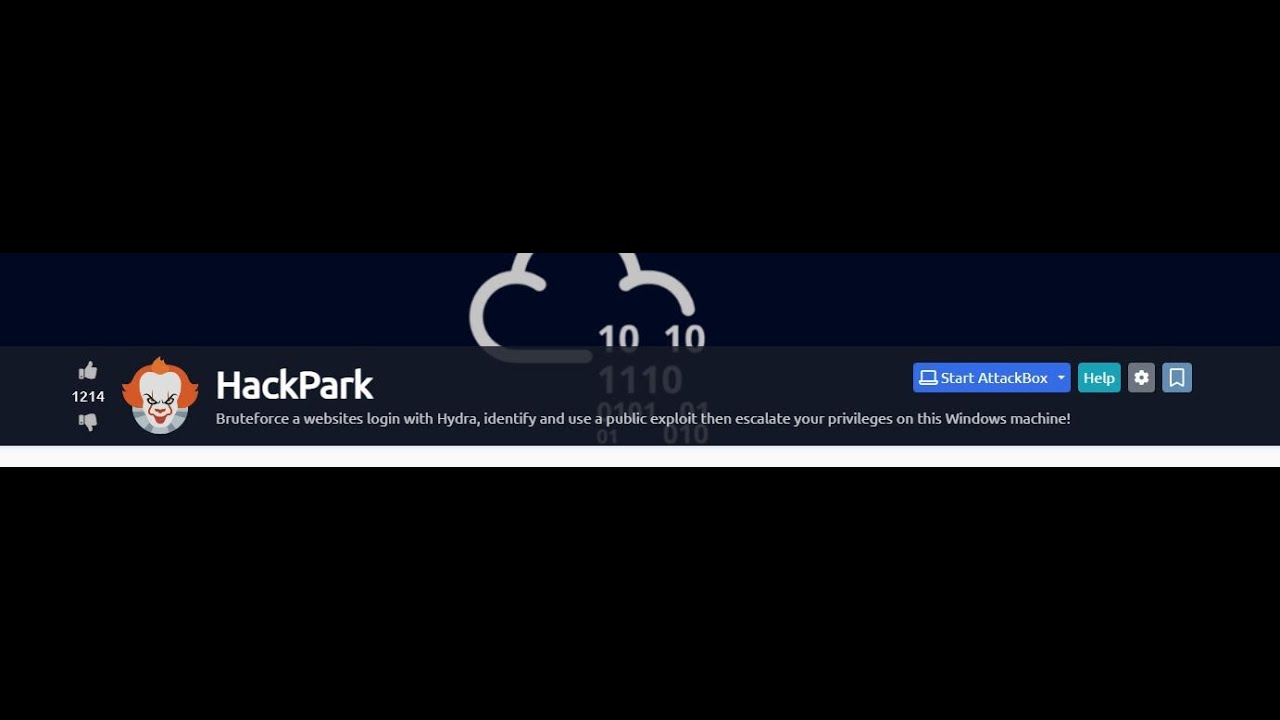HackPark - Try Hack Me walkthrough