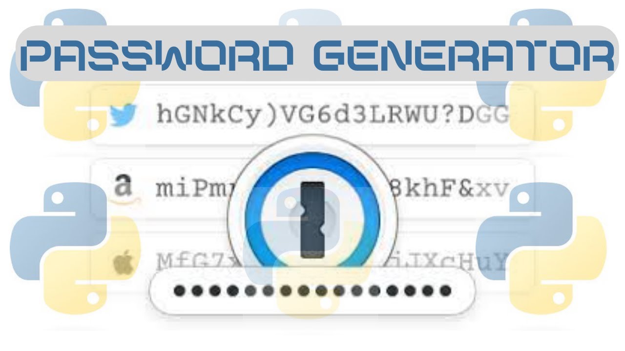 Python Project : How to create a Password Generator using Python