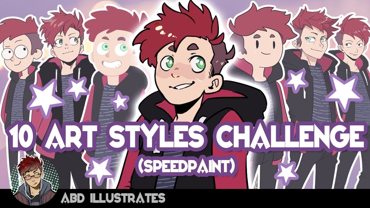 10 Art Styles Challenge! | SPEEDPAINT
