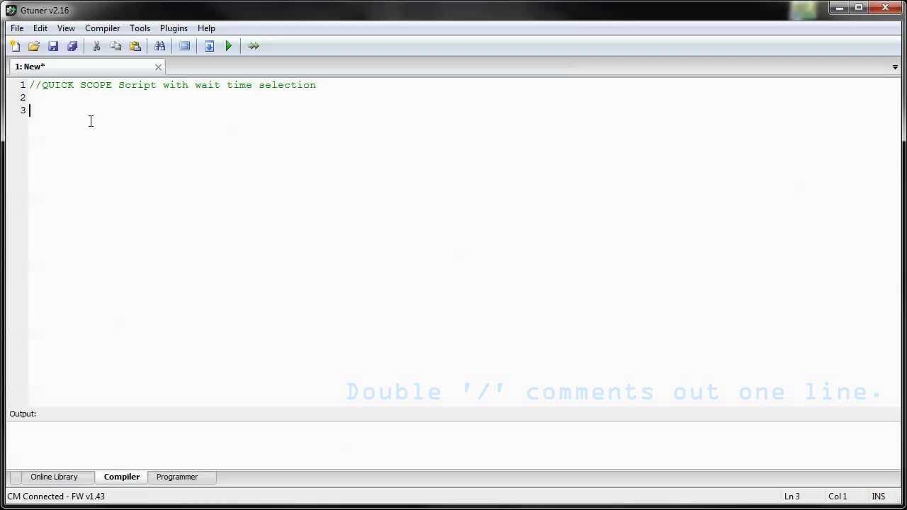 CronusMax GTuner GPC Scripting tutorial.
