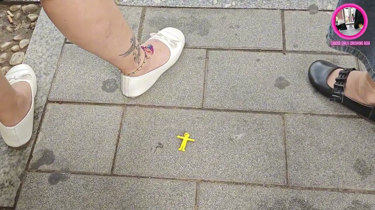 Tiny man got crushed by hot flats unaware (2 cams with SFX)