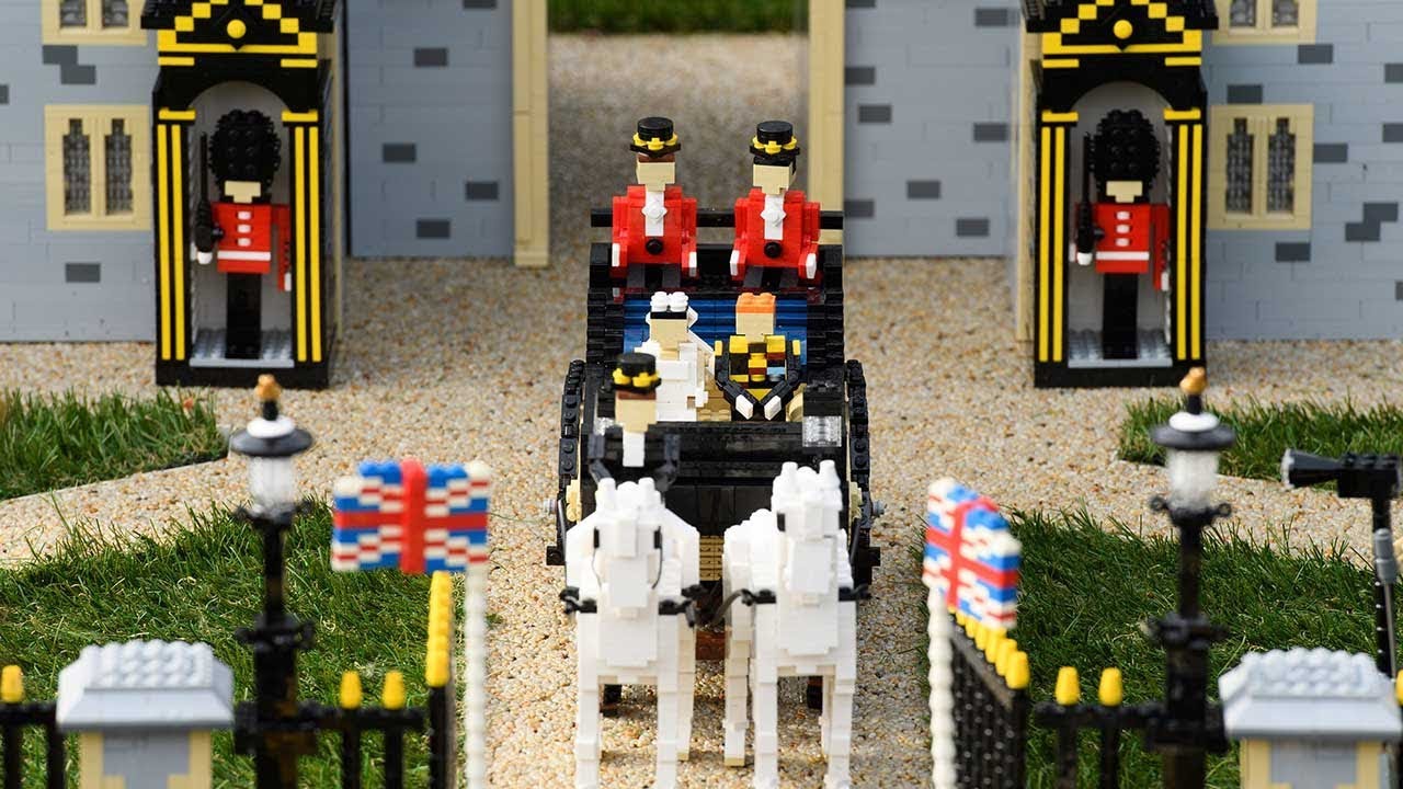 Unveiling of mini LEGO Royal Wedding & Windsor Castle