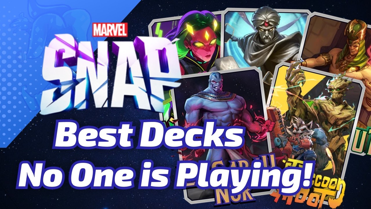 The BEST DECKS no one is PLAYING YET in Marvel SNAP