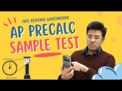 AP Precalculus Official Sample Exam FRQ's