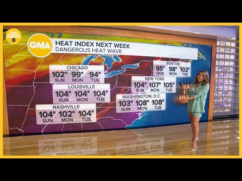 Life-threatening heat and storms sweep across US