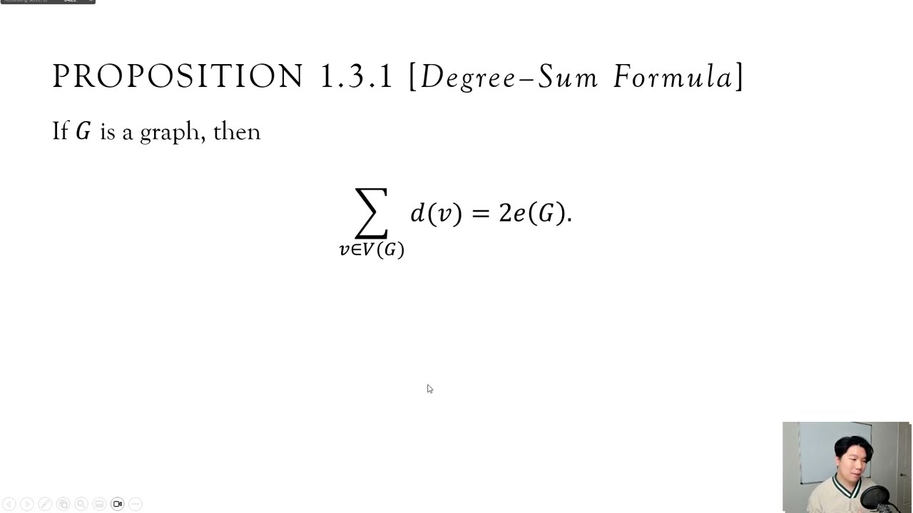 Vertex Degree and Counting [Graph Theory Series 3/12]