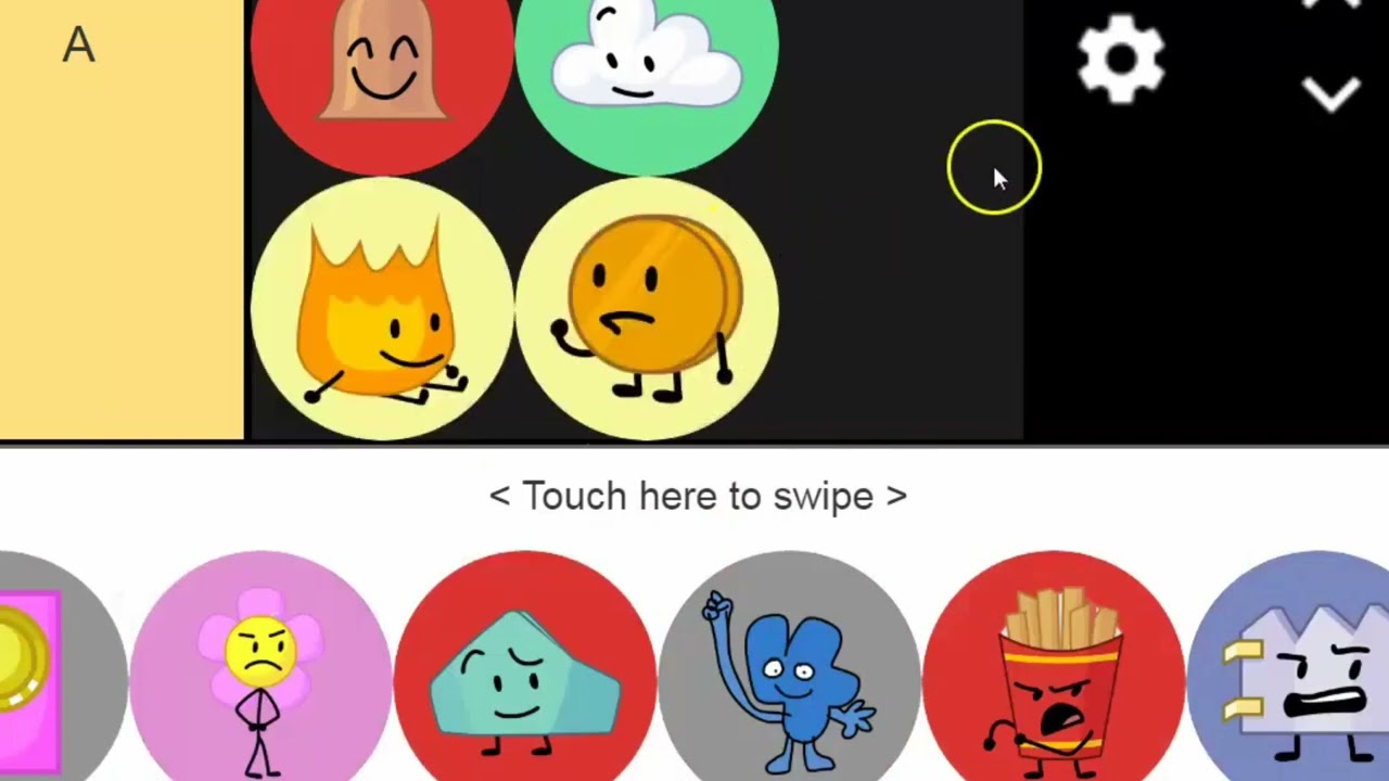 Battle For BFDI (BFB) Tier List (FULL CUT!!!!!!!)