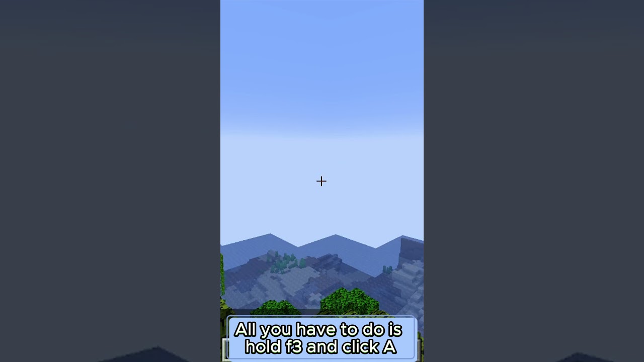 How to reload all chunks in minecraft #minecraft #shorts