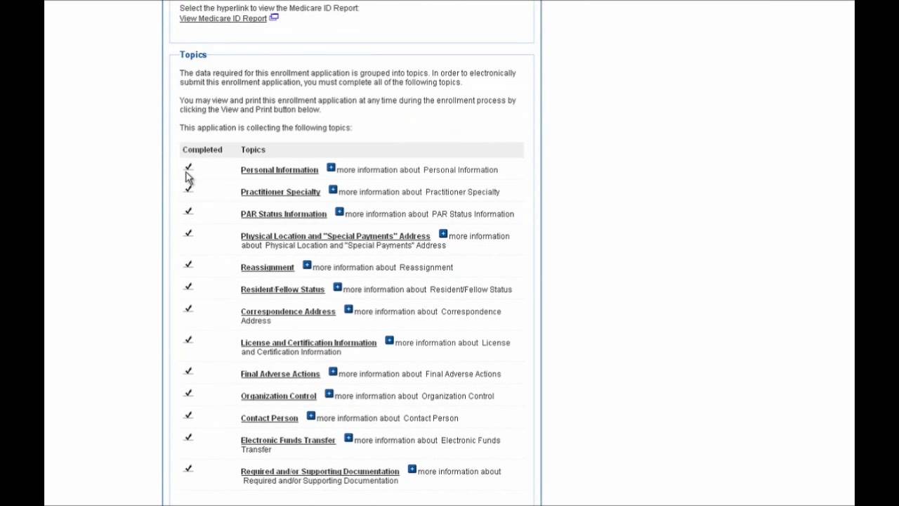 PECOS Enrollment Tutorial –  Revalidation for an Individual Provider