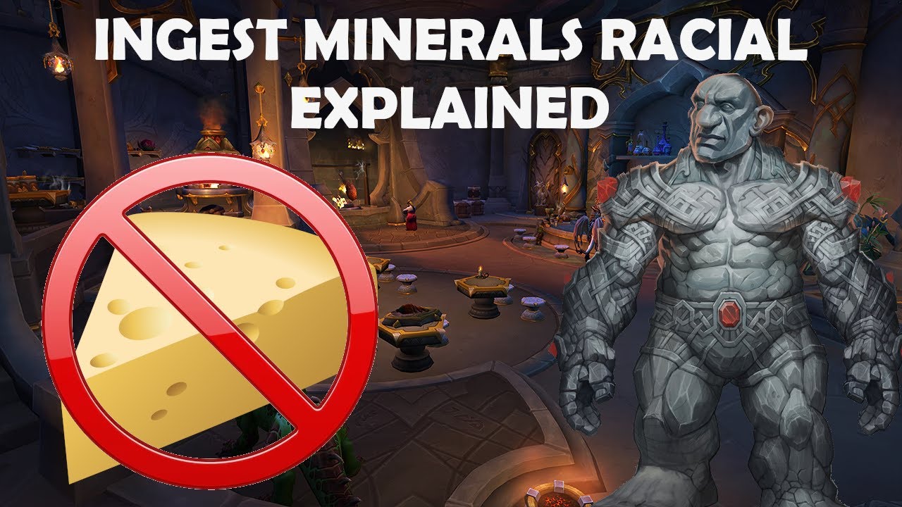 Earthen racial ingest minerals explained | WOW [GUIDE]