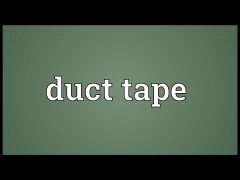 Duct tape Meaning