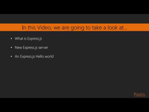 Learn Learning Full Stack Development Starting Up an Express js Server | packtpub com - Mind Luster