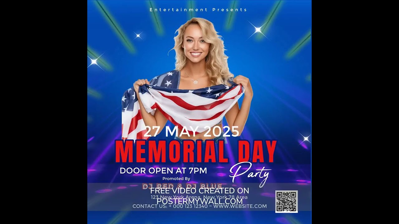 Memorial Day Party Template