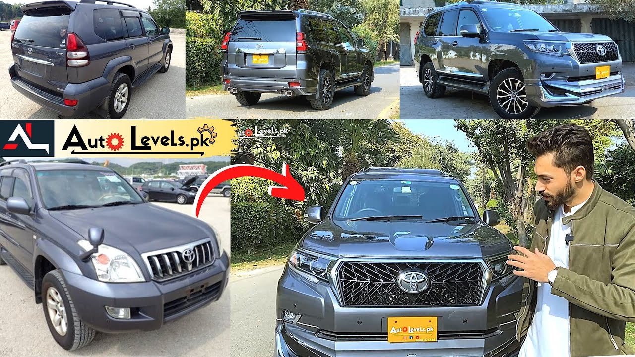 Toyota Prado 2002 model to 2021 full body Conversion | Autolevels