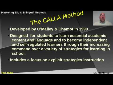 Using CALLA in Language Learning | Teaching English Language Learners
