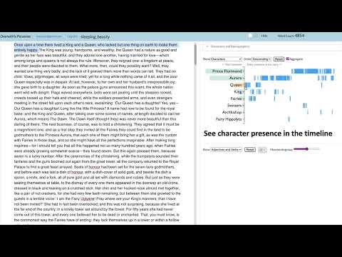 DramatVis Personae: Visual Text Analytics for Identifying Social Biases in Creative Writing