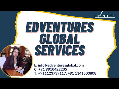 "Edventures Global Services" watch video by Jinnie Gogia Chugh, STUDY ABROAD & EDU CONSULTANCY FIRM.