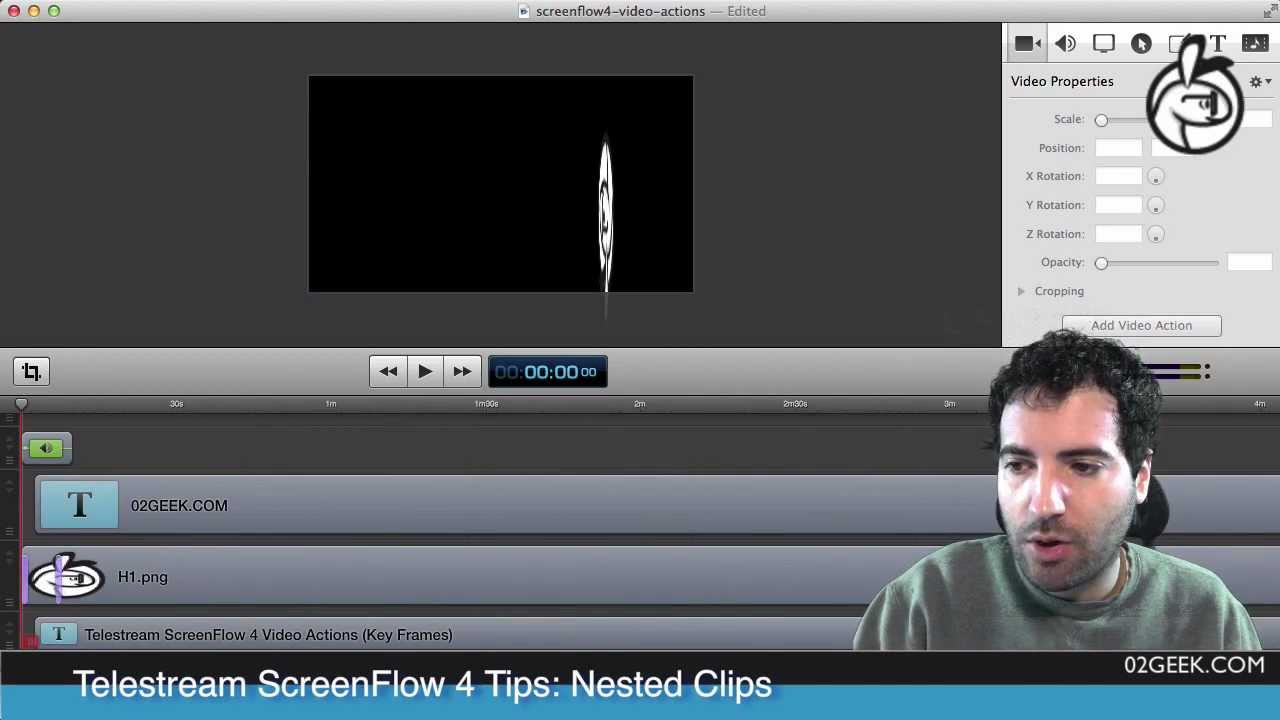 Screenflow 4 Tips and Tricks: Nested Clips