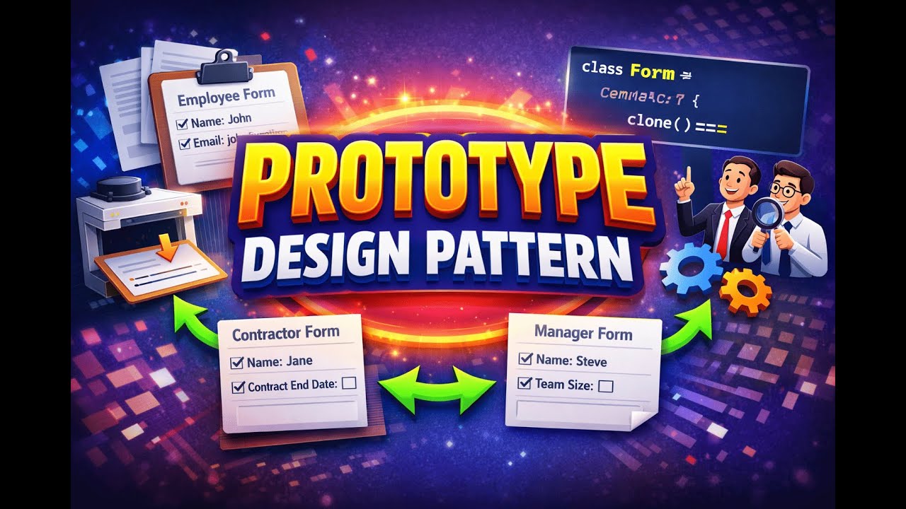 21. Prototype Design Pattern in JavaScript | Real-Time Example Explained Clearly