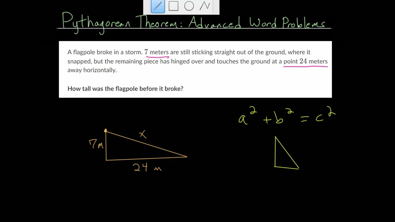 Pythagorean Theorem: Advanced Word Problems