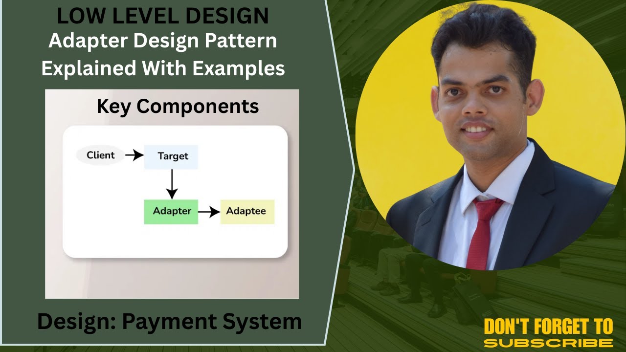 Adapter Design Pattern With Real time Example | Low Level Design | Structural Design Pattern