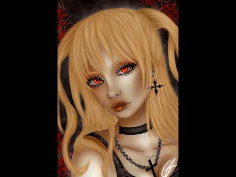 Misa Amane in my art style #misa #misaamane #deathnote #deathnotefanart #misaamanedeathnote