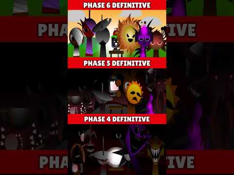 Incredibox Sprunki Phase 6 Definitive VS Phase 5 VS Phase 4 *MIX HORROR VERSION*