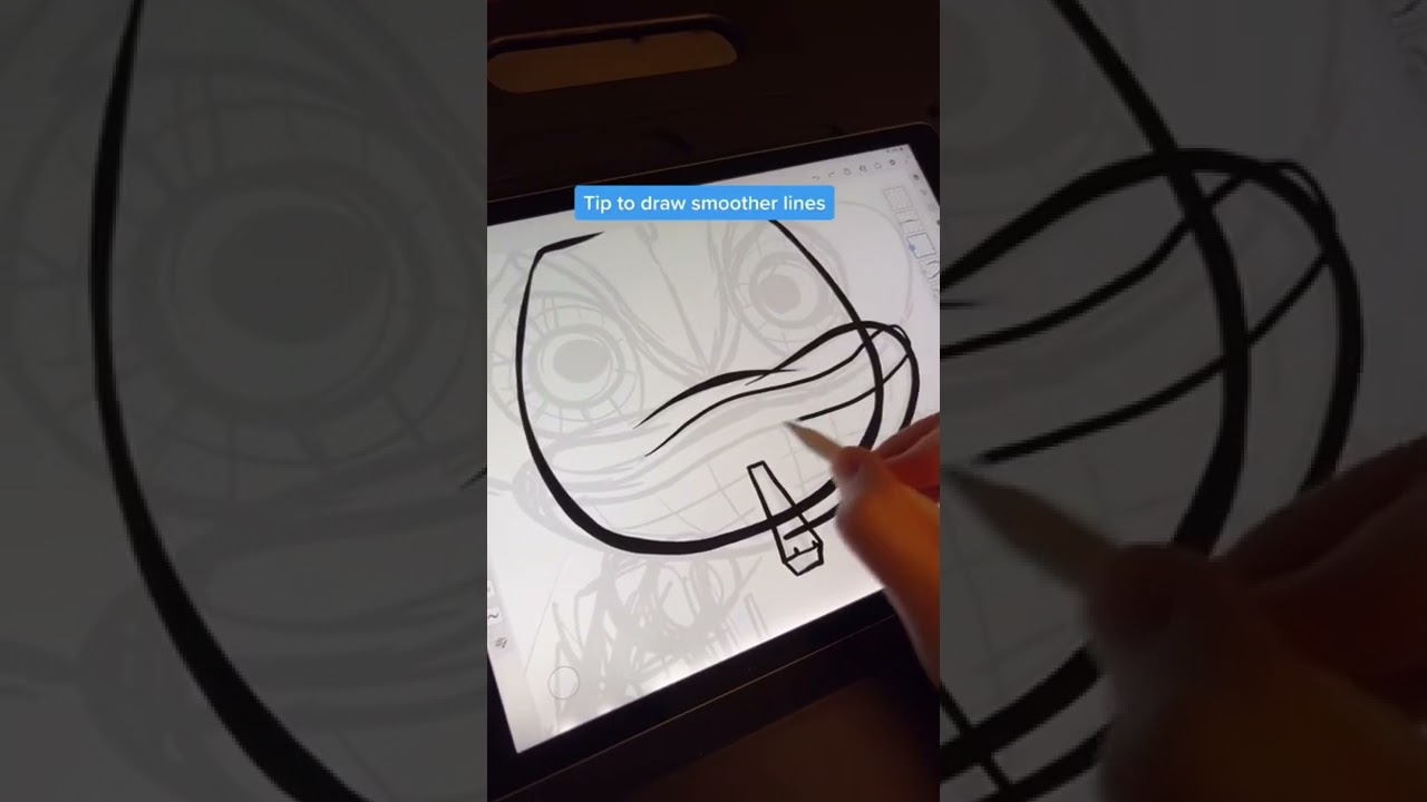 How to draw smooth lines in Adobe Fresco