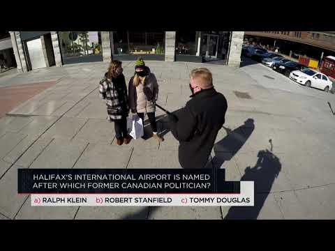 Halifax's International Airport is named after which former Canadian politician? | Outburst