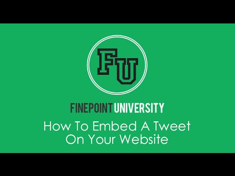 How To Embed A Tweet On Your Site