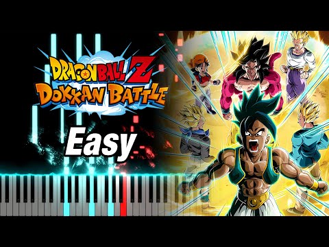 (EASY) LR INT SSJ4 Goku Standby Skill OST - DBZ Dokkan Battle - Piano Tutorial