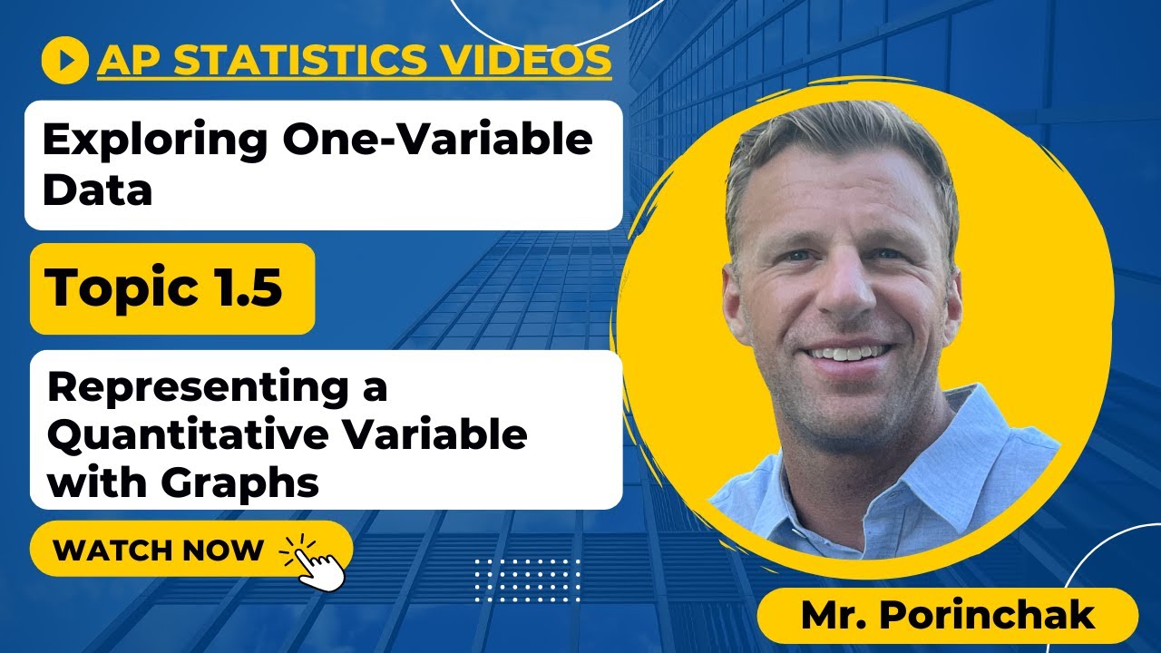 AP Statistics: Topic 1.5 Representing a Quantitative Variable with Graphs