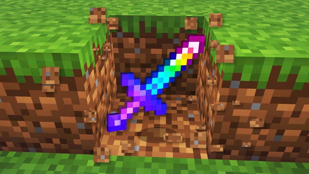 Minecraft, But Drops Are Random And Blessed...