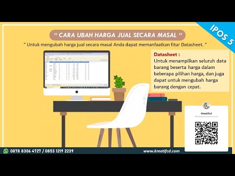 Cara Ubah Harga Jual Secara Masal IPOS 5 | dibalikpanggung - blog KREATIFCD