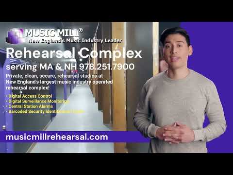 Music Mill Rehearsal Studios Space and Practice Rooms Complex MA NH Boston